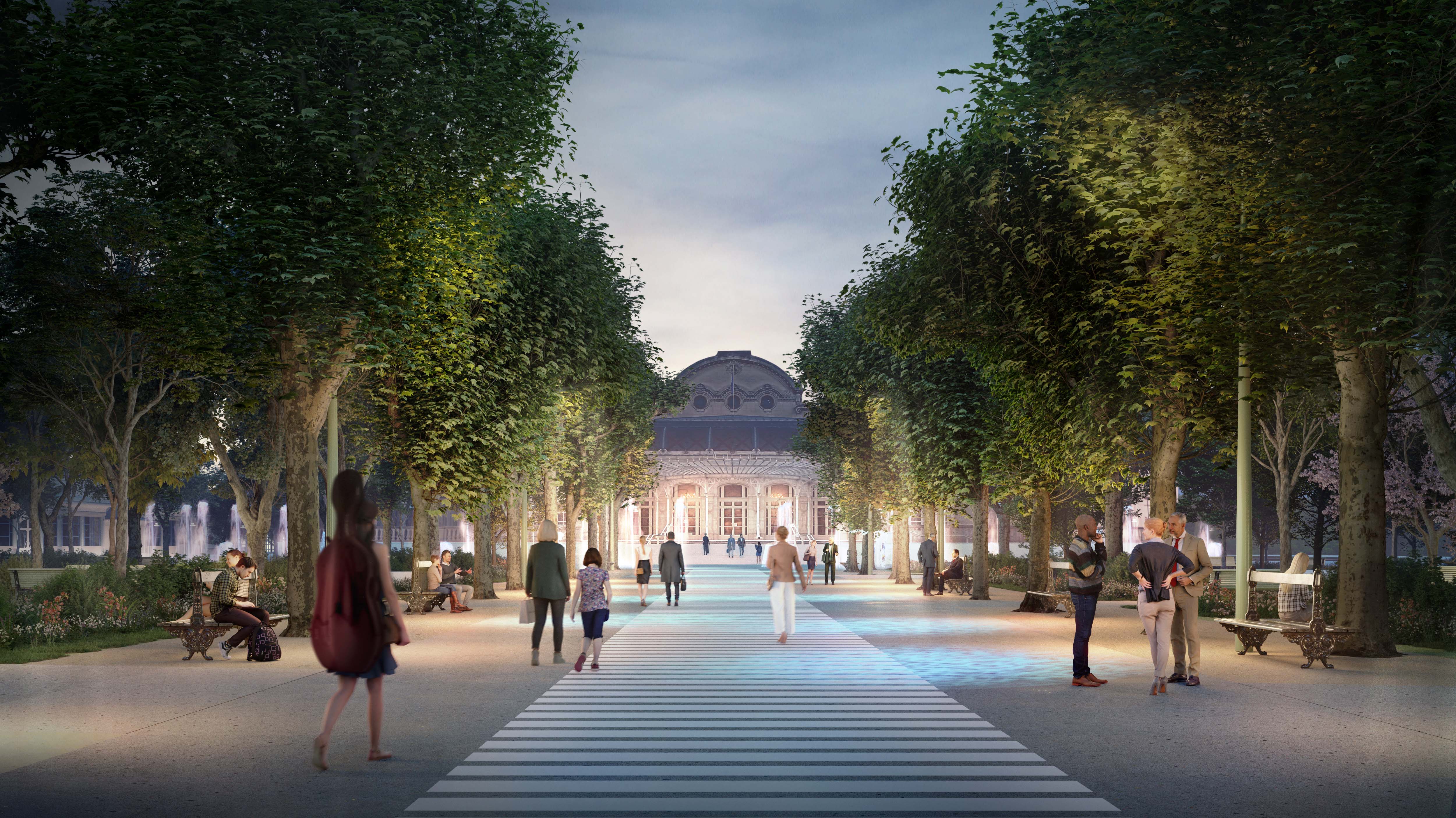 Renaissance du Coeur Thermal - le parc des sources | Axe Saone